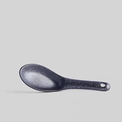 Matte Black Small Ceramic Spoon | Shop Made in Japan Online – Long Way Home