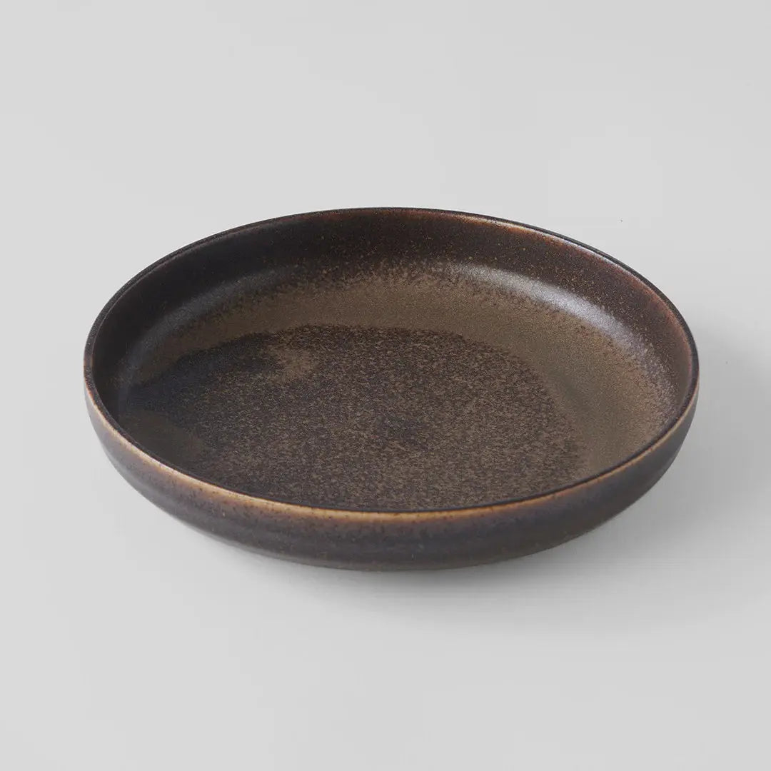Mocha High Rim Plate | Shop Made In Japan Online | Long Way Home, NZ