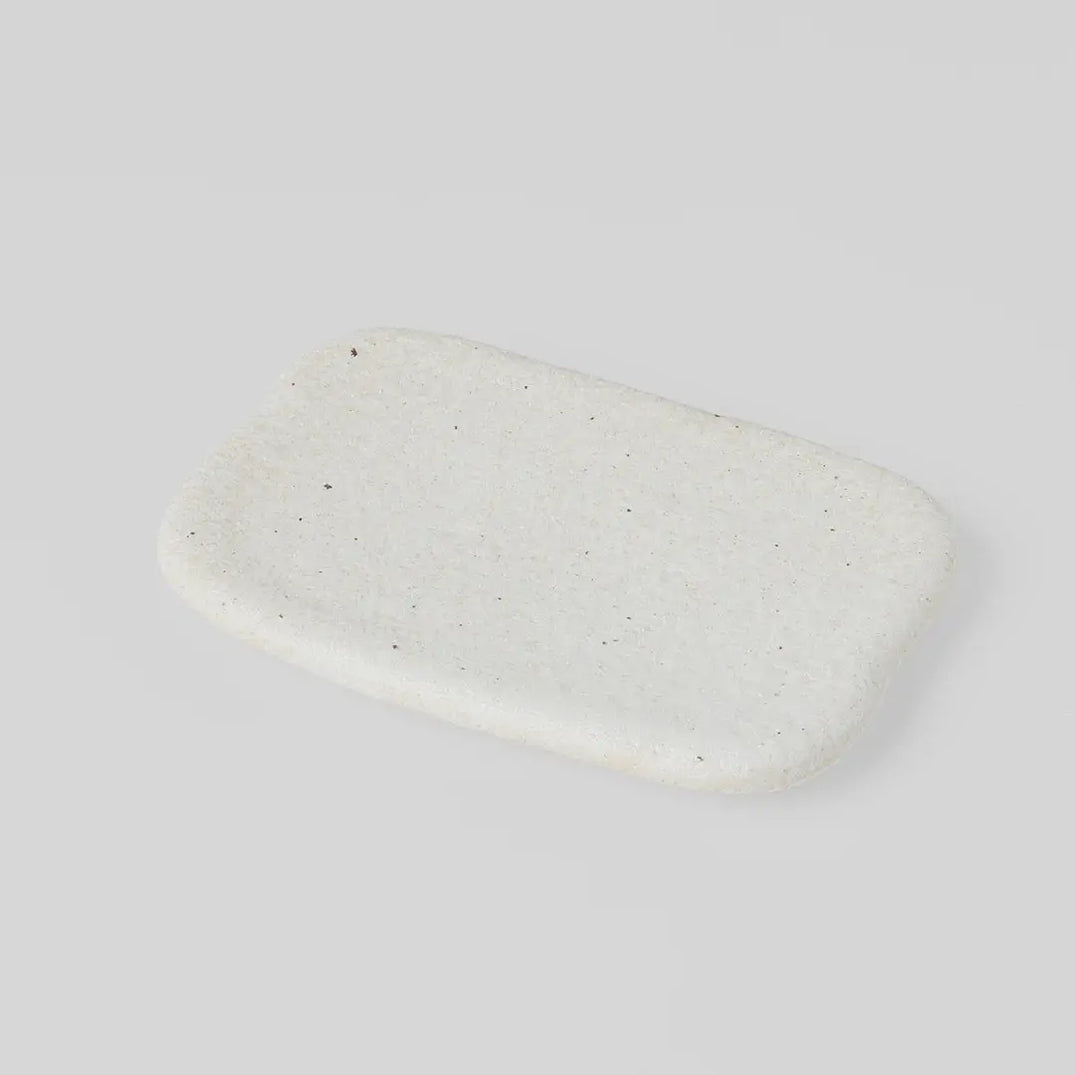 Shell White Small Rectangle Slab | Shop Made In Japan Online – Long Way ...